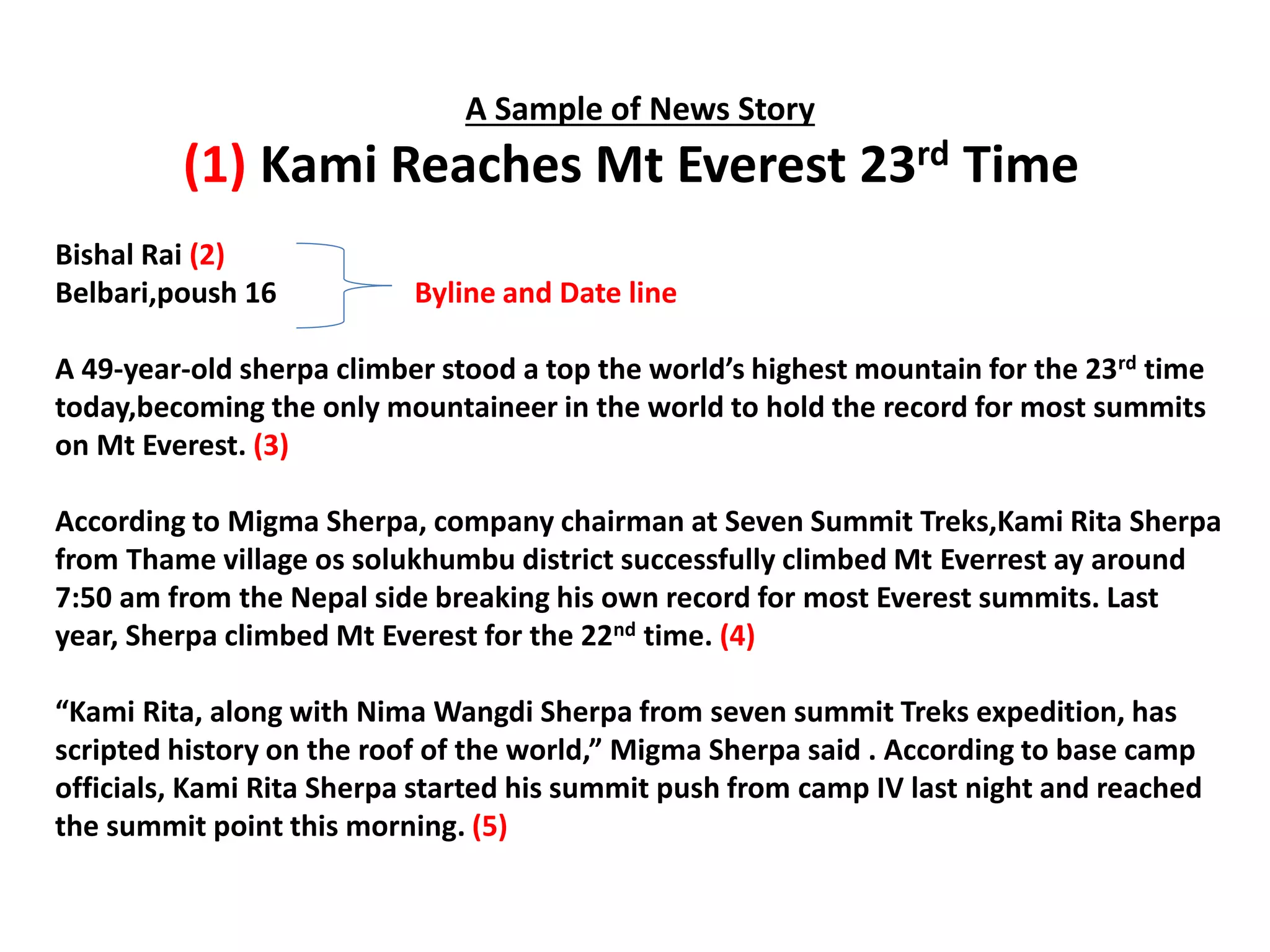 Types of news headlines | PPTX