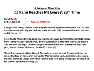 Types of news headlines | PPTX