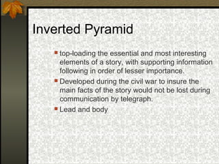 Types of news stories | PPT