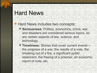 Types of news stories | PPT