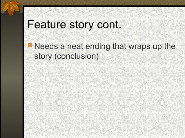 Types of news stories | PPT