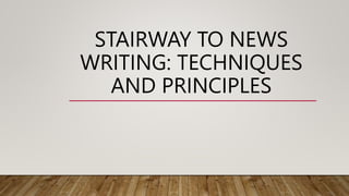 TYPES OF NEWS STORIES in Campus Journalism | PPTX