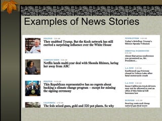 types_of_news_stories.pptnffnvbnfhhjfhgh | PPT