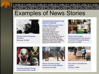 types_of_news_stories.pptnffnvbnfhhjfhgh | PPT