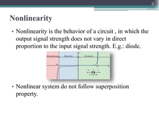 Types of nonlinearities | PPTX