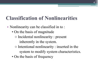 Types of nonlinearities | PPTX