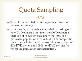 Types of Non Probability Sampling - Mass Media Research.pptx