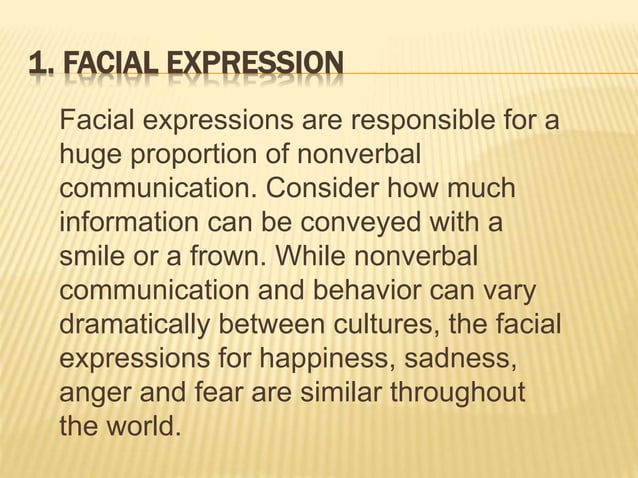 Types of nonverbal communication | PPTX