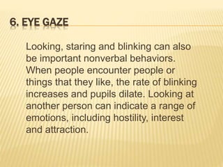 Types of nonverbal communication | PPTX