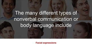 Types of nonverbal communication | PPT
