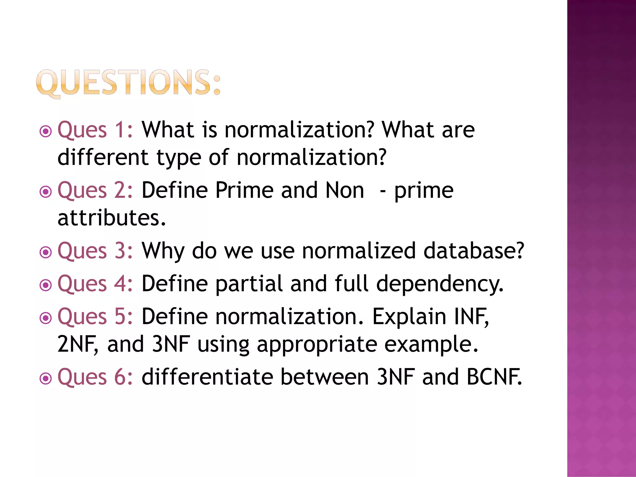 Types of normalization | PPT