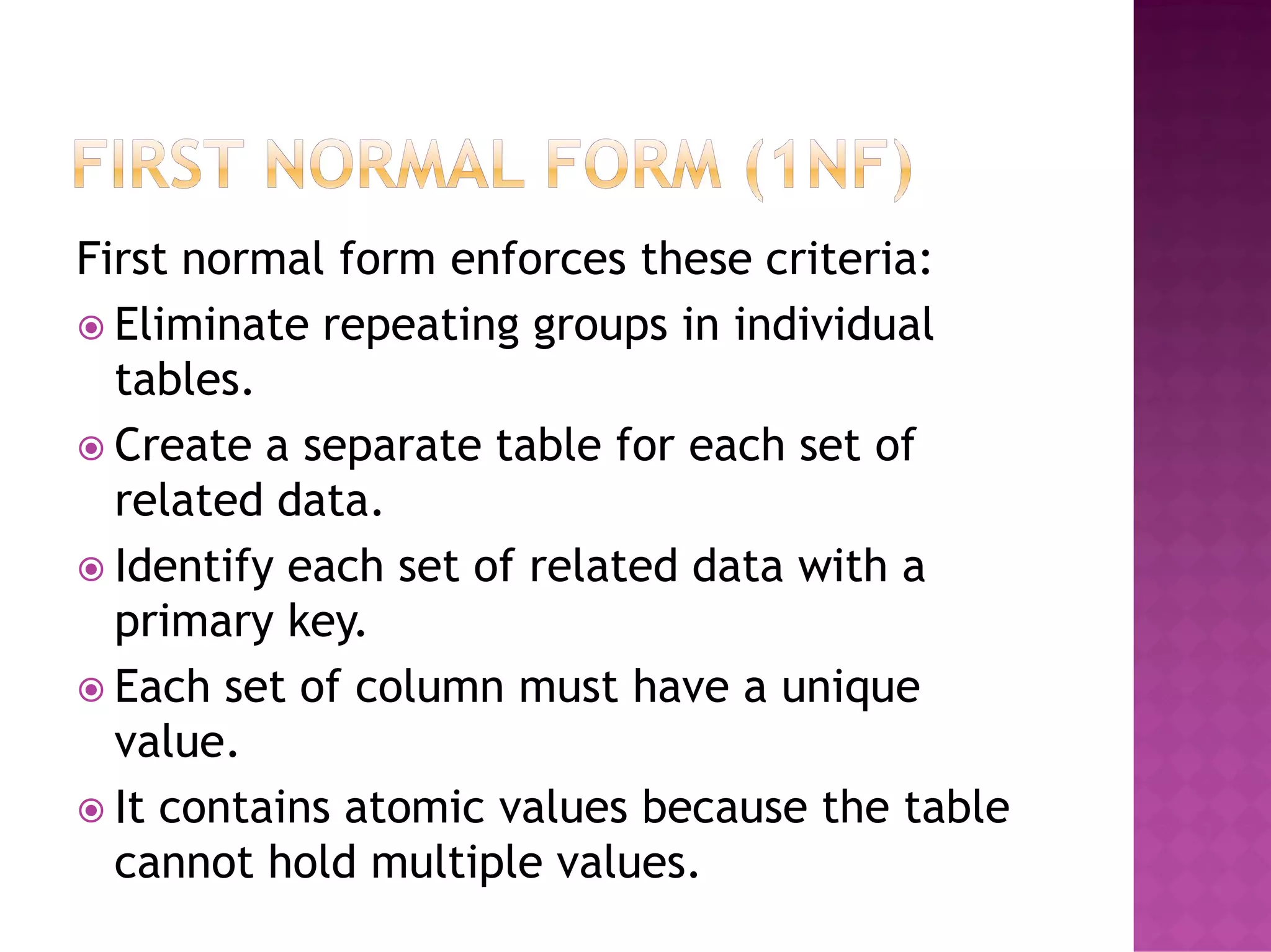 Types of normalization | PPT