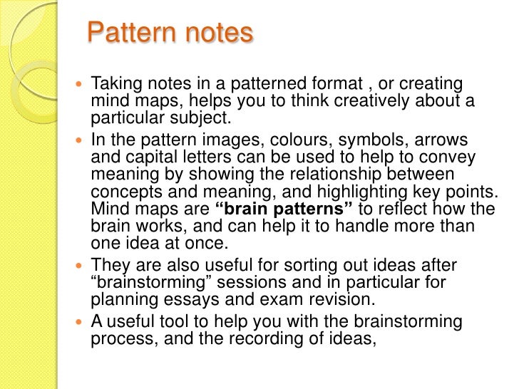 Types of notes