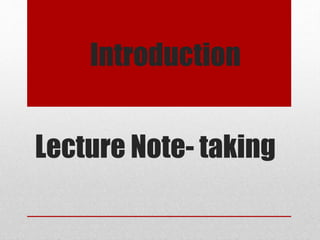 Types of note taking PPT.pptx