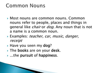Types of noun | PPTX