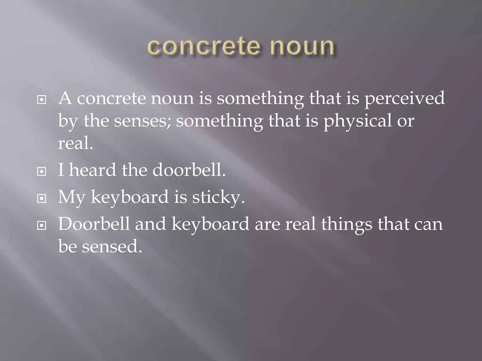 Types of nouns | PPTX