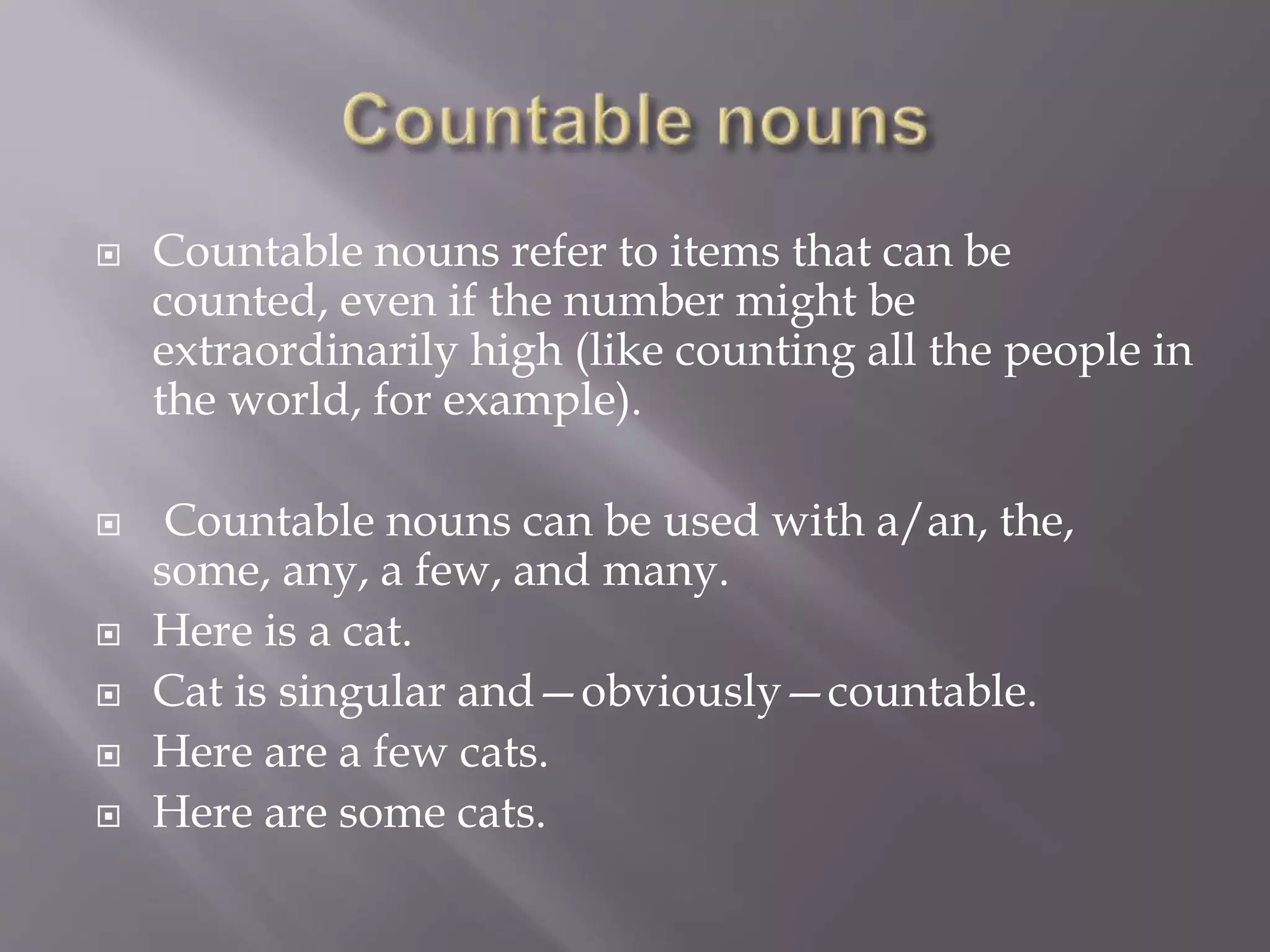 Types of nouns | PPTX