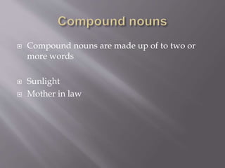 Types of nouns | PPTX