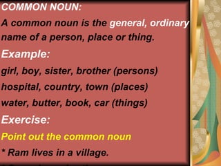 Types of nouns and pronouns | PDF