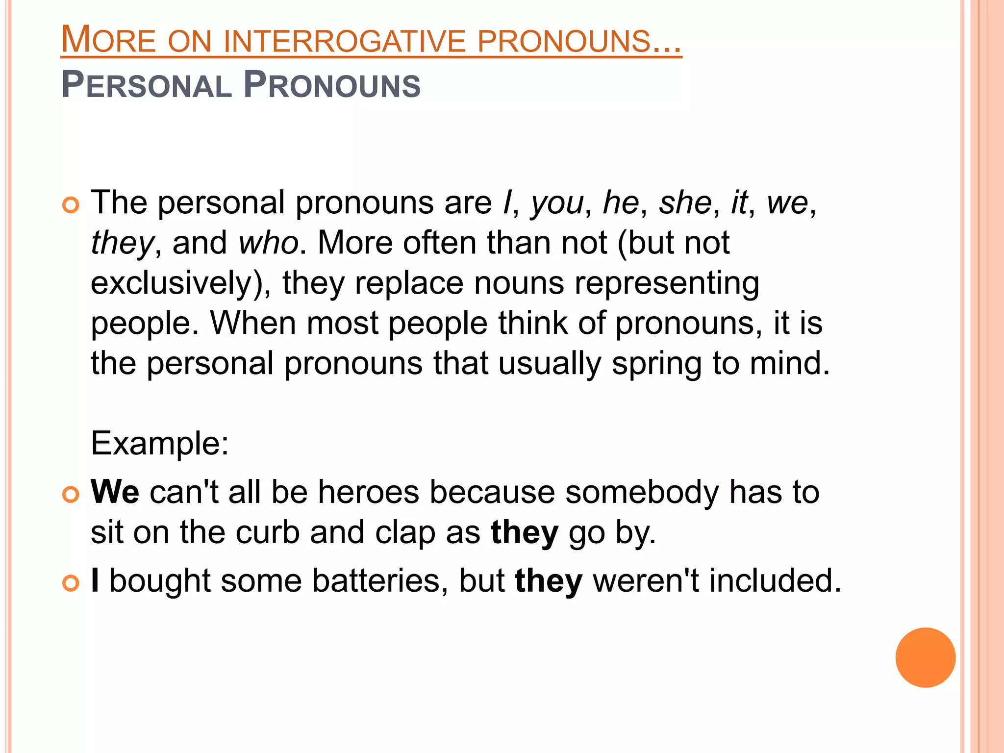 Types of nouns and pronouns in english | PPTX