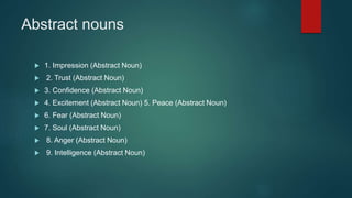 Types of nouns final | PPT