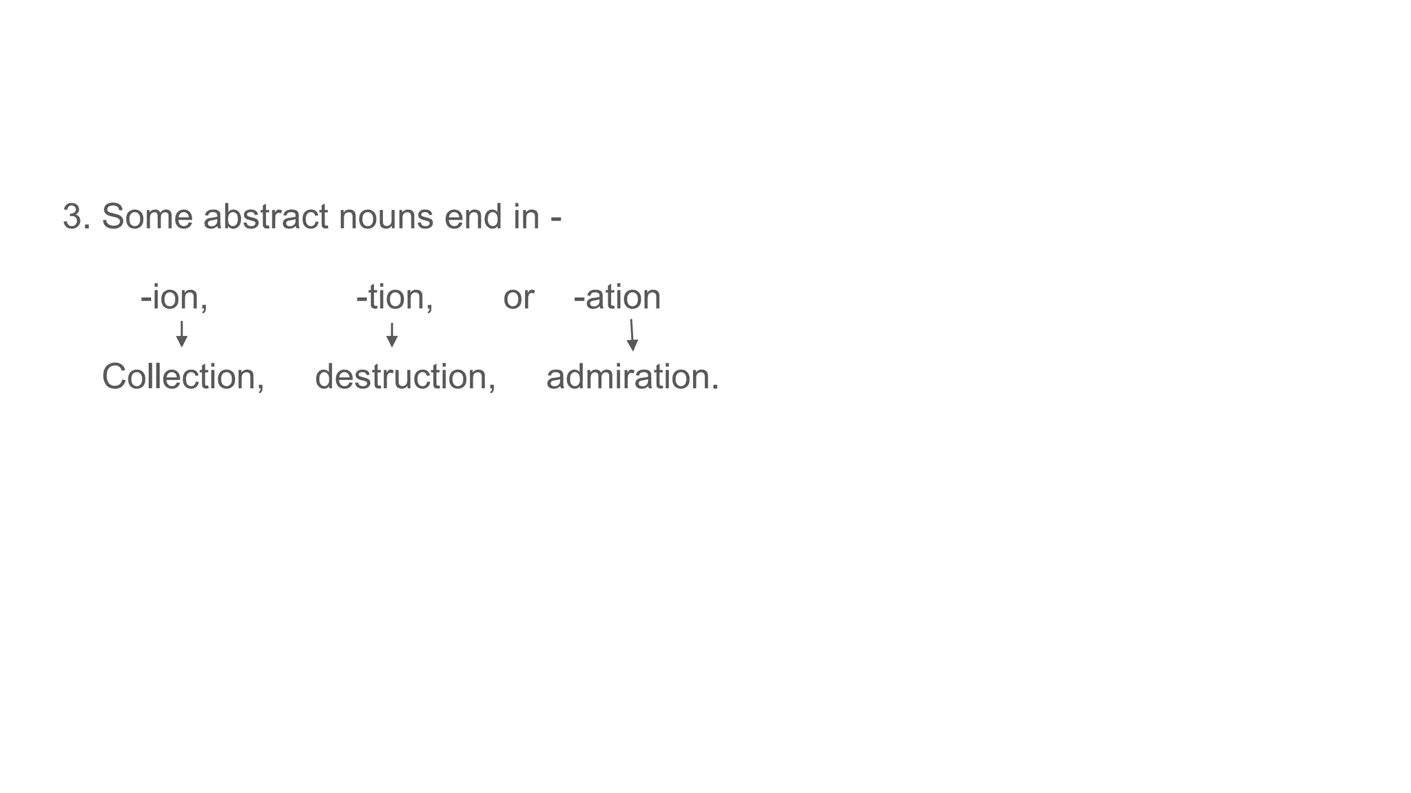 Types of nouns part 3 -Abstract, concrete and collective noun | PPTX