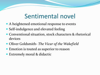 Types of novel | PPTX