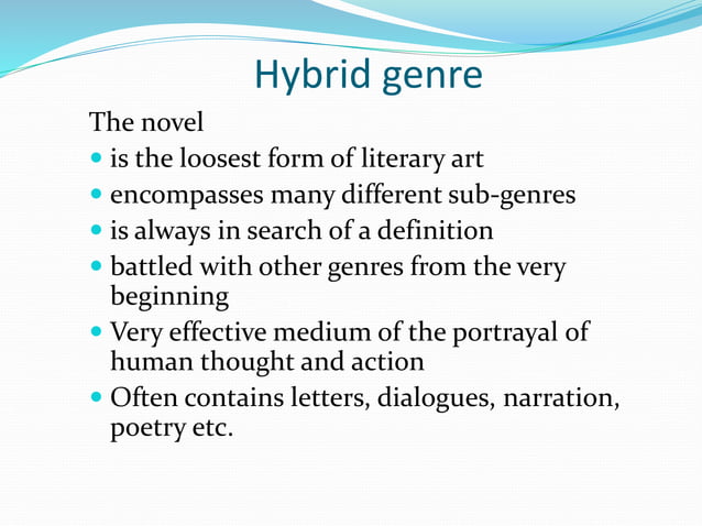 Types of novel | PPTX | Fiction | Books and Literature