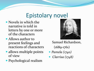 Types of novel | PPTX