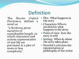 Types of novel | PPTX