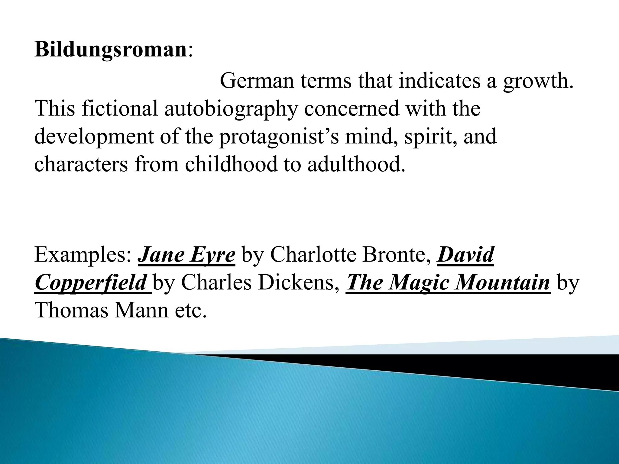Types of novel | PPTX