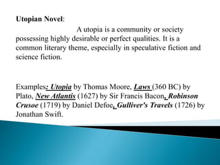 Types of novel | PPTX