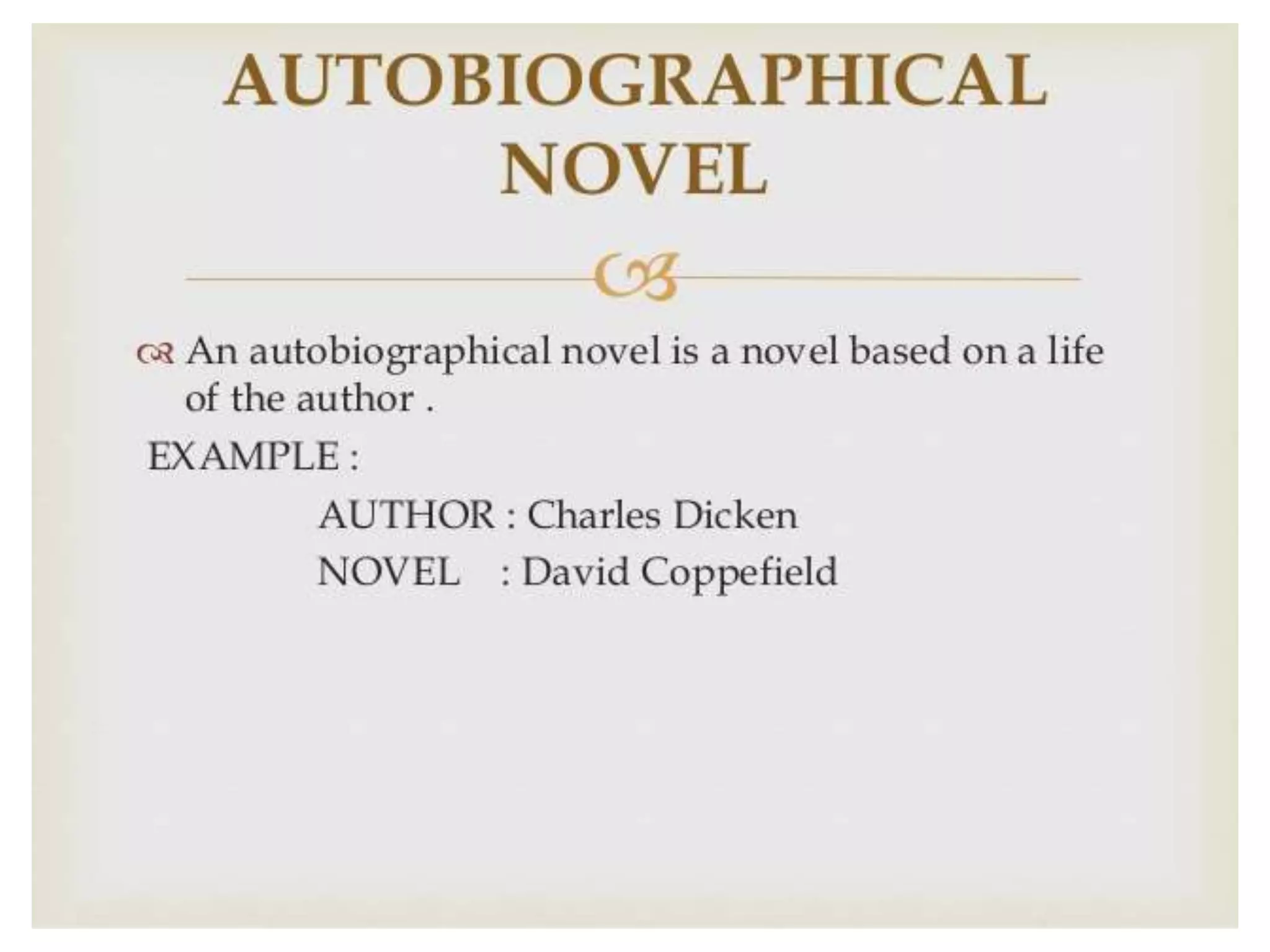 Types of novel | PPTX