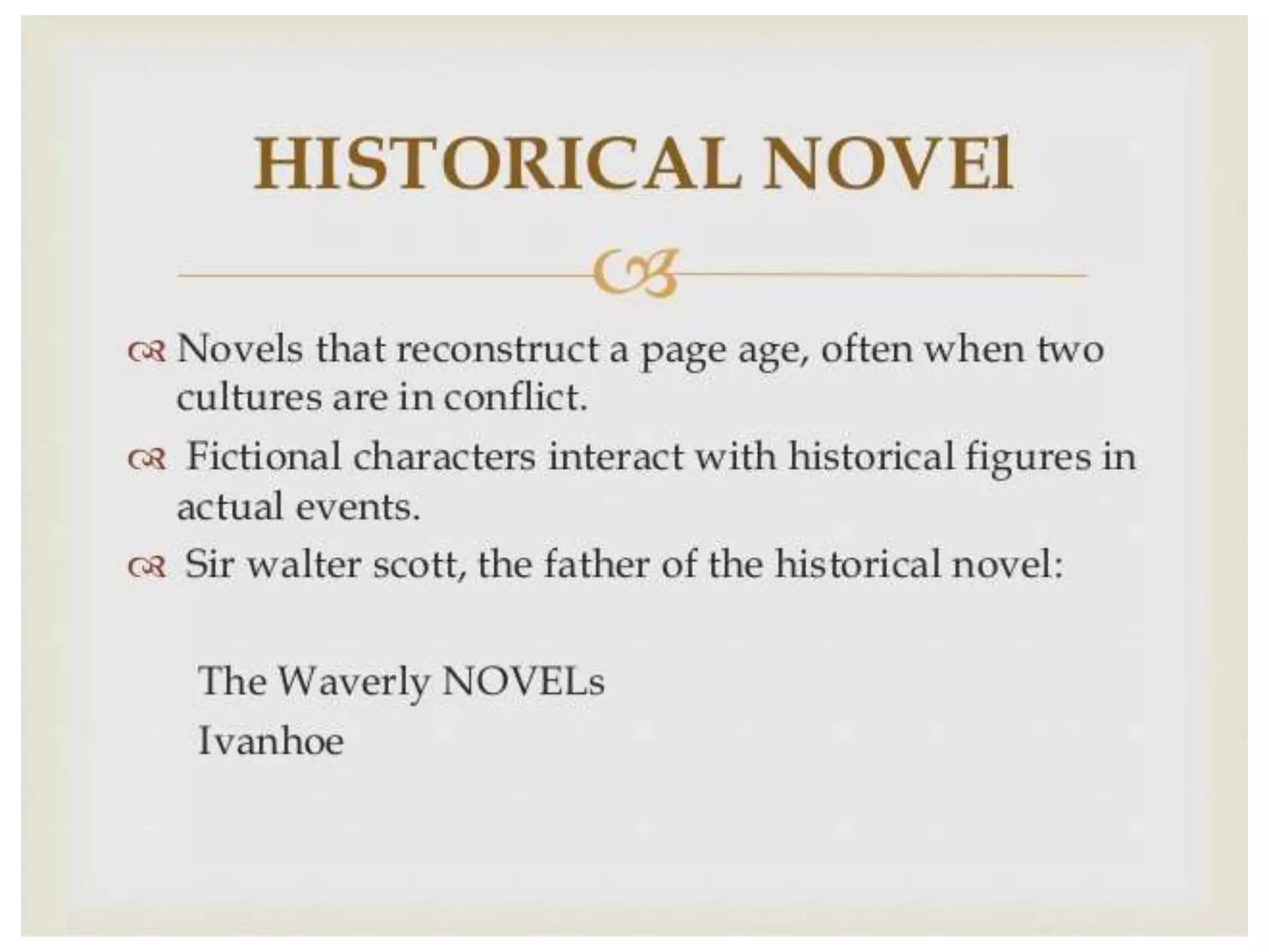 Types of novel | PPTX