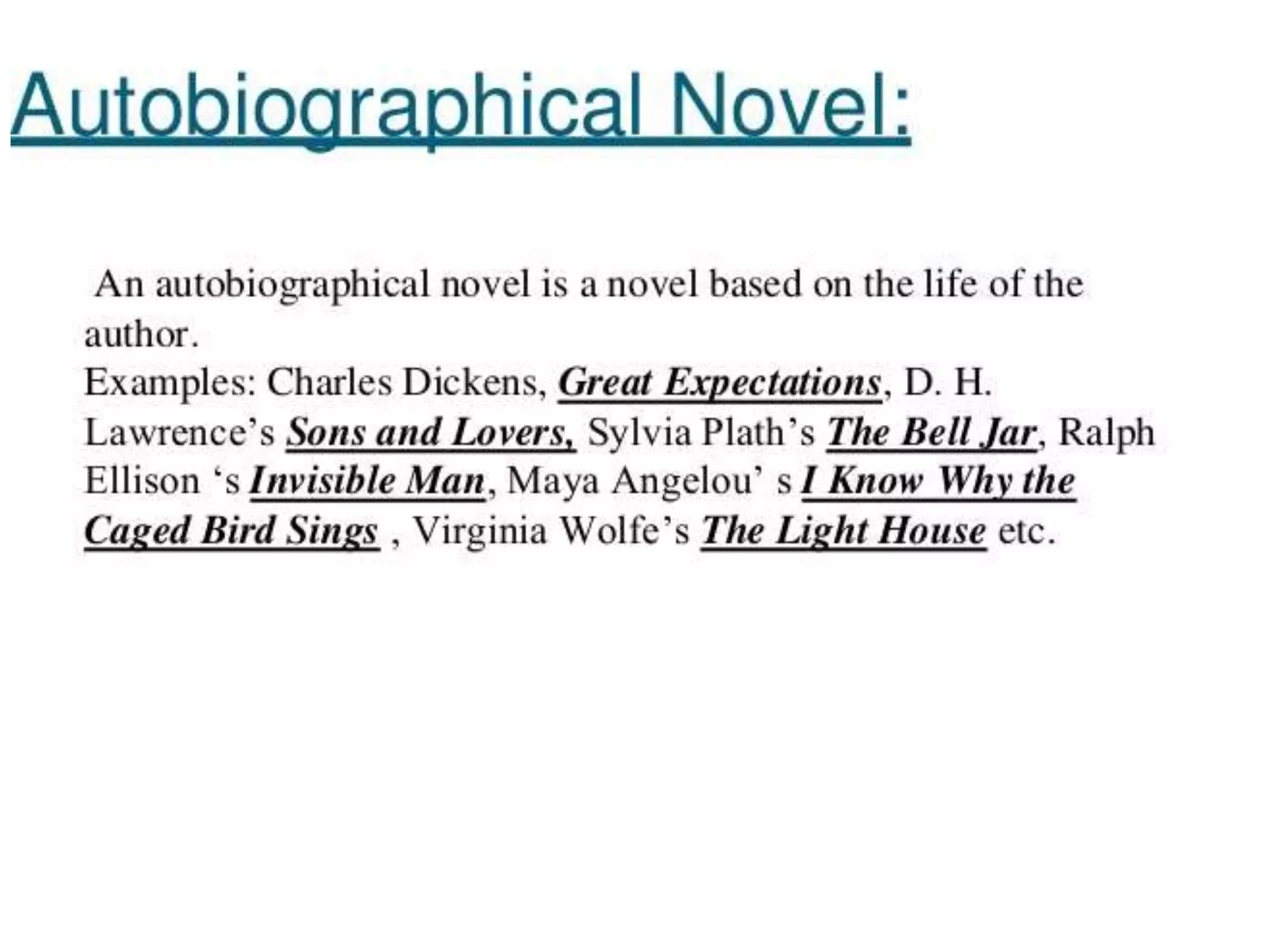 Types of novel | PPTX