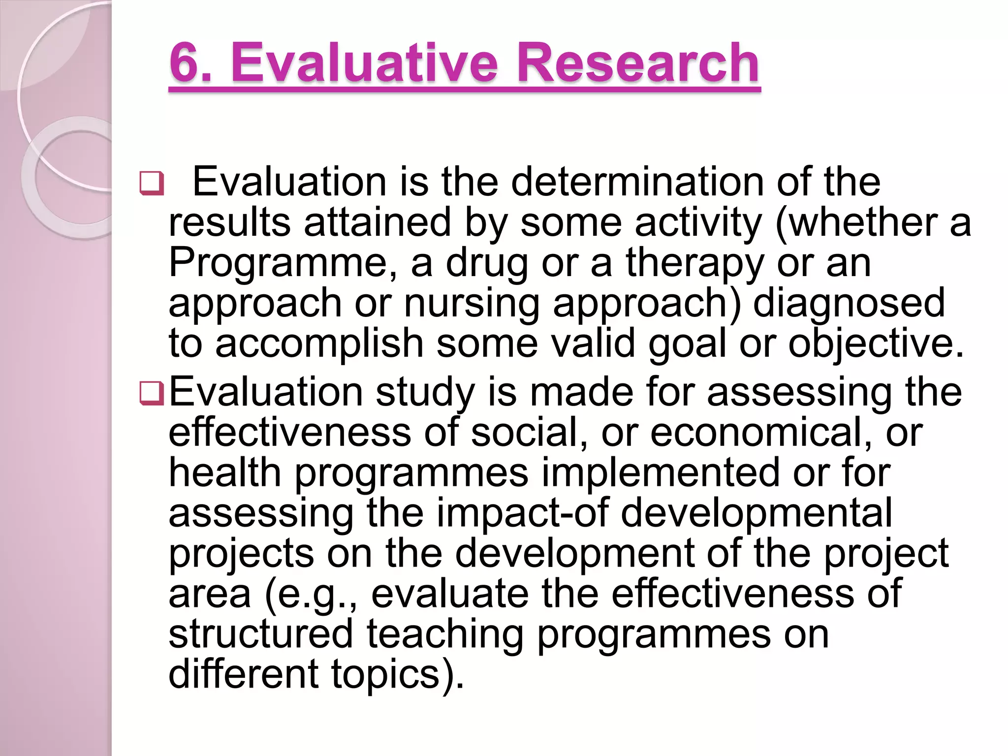 Types of Nursing Research | PPTX