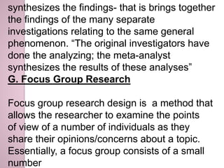 Types of Nursing Research | PPTX