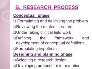 Types of Nursing Research | PPTX