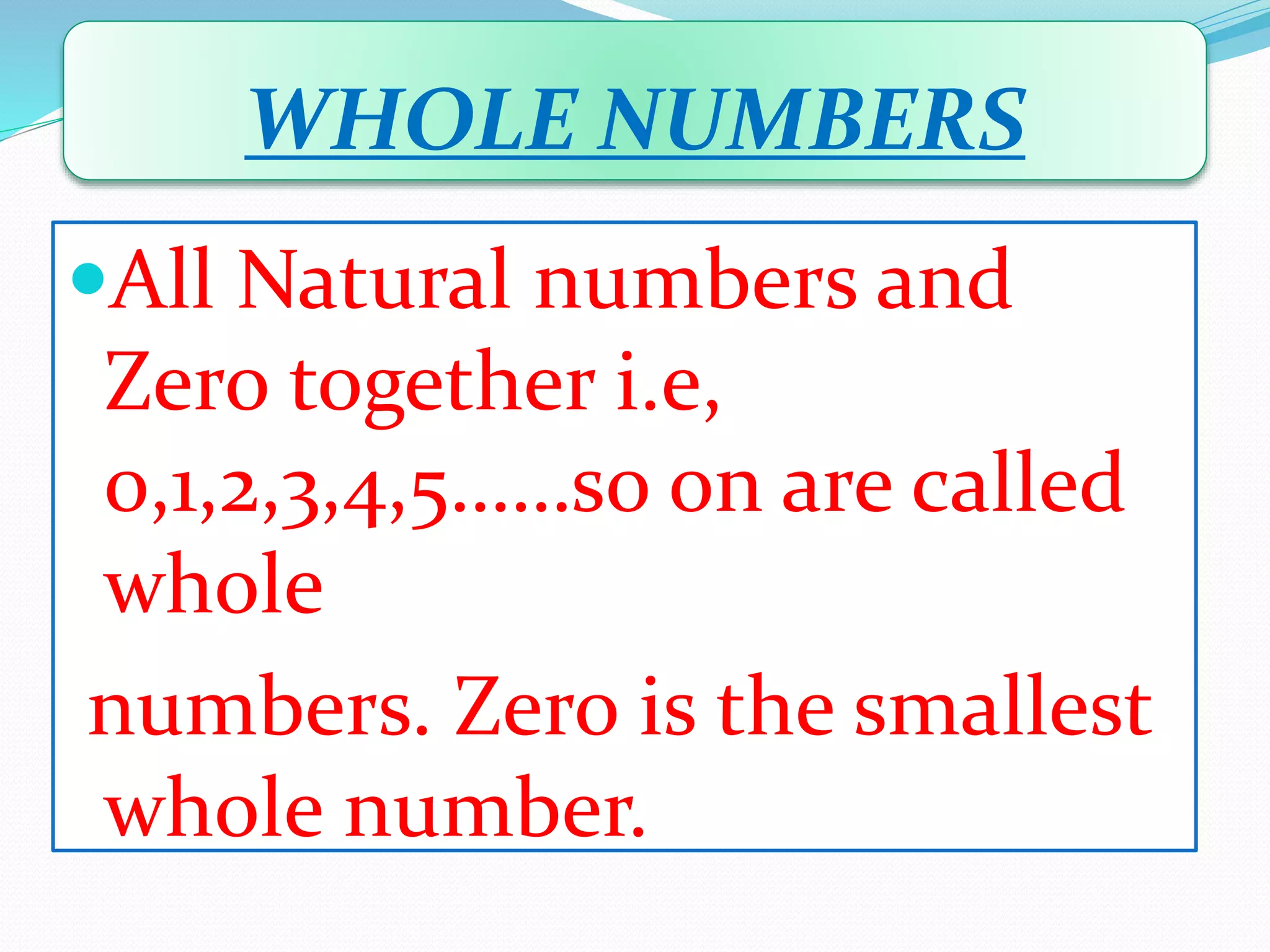 Types of numbers | PPTX