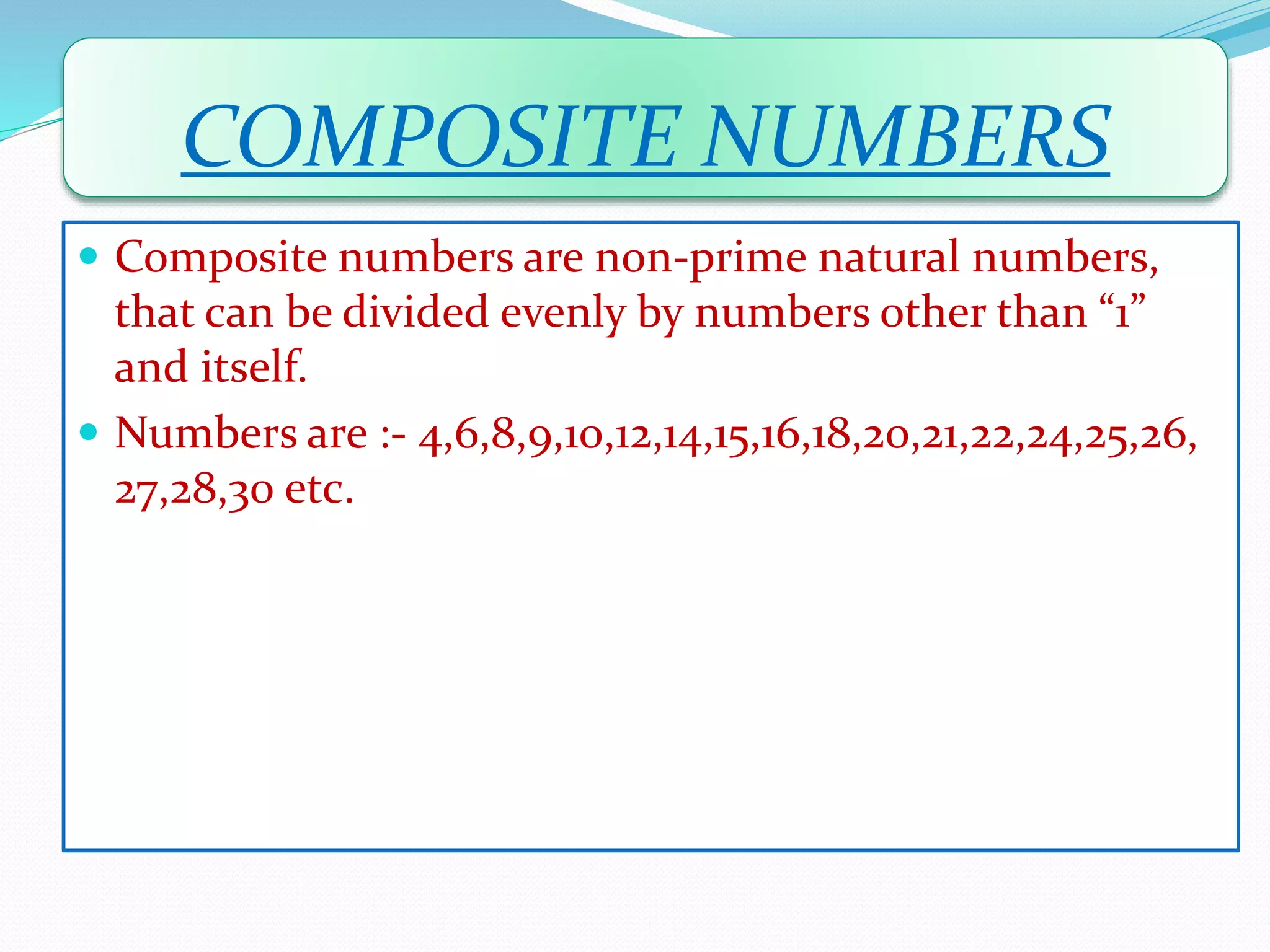 Types of numbers | PPTX