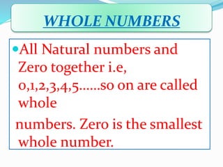 Types of numbers | PPTX