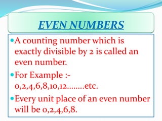 Types of numbers | PPTX