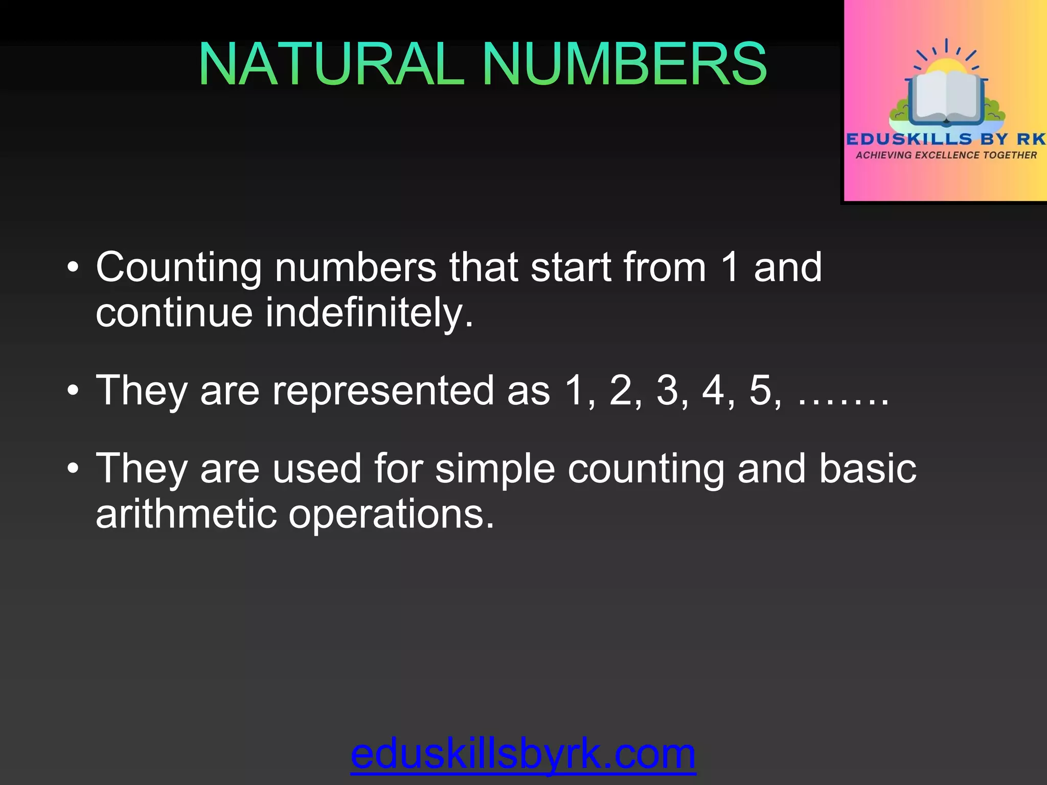TYPES OF NUMBERS | PPTX