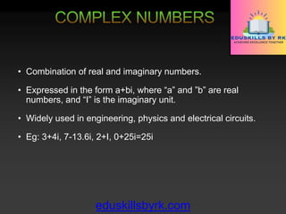 TYPES OF NUMBERS | PPTX
