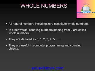 TYPES OF NUMBERS | PPTX