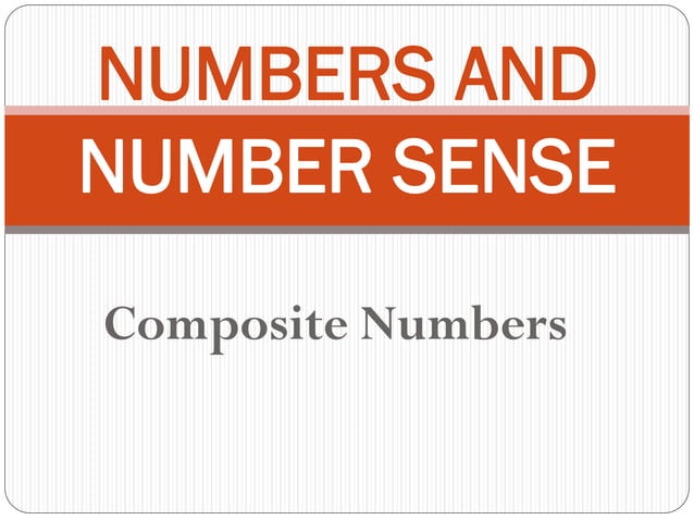 Mathematics for Grade 6: Composite Numbers | PPT