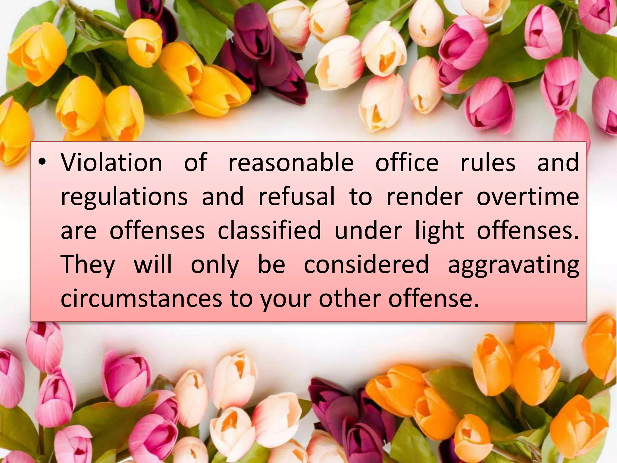 Types of offenses and corresponding penalties | PPTX