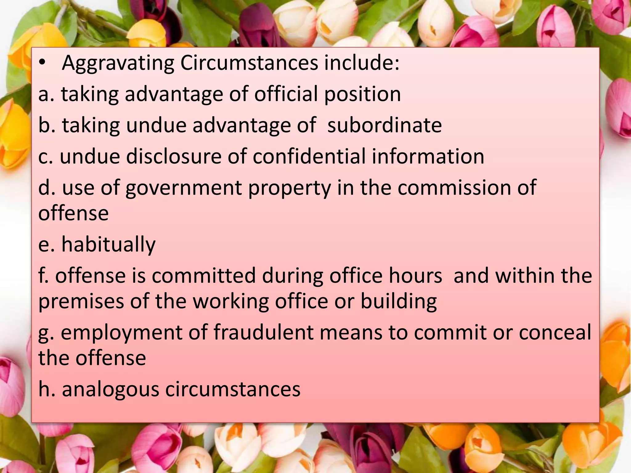 Types of offenses and corresponding penalties | PPTX