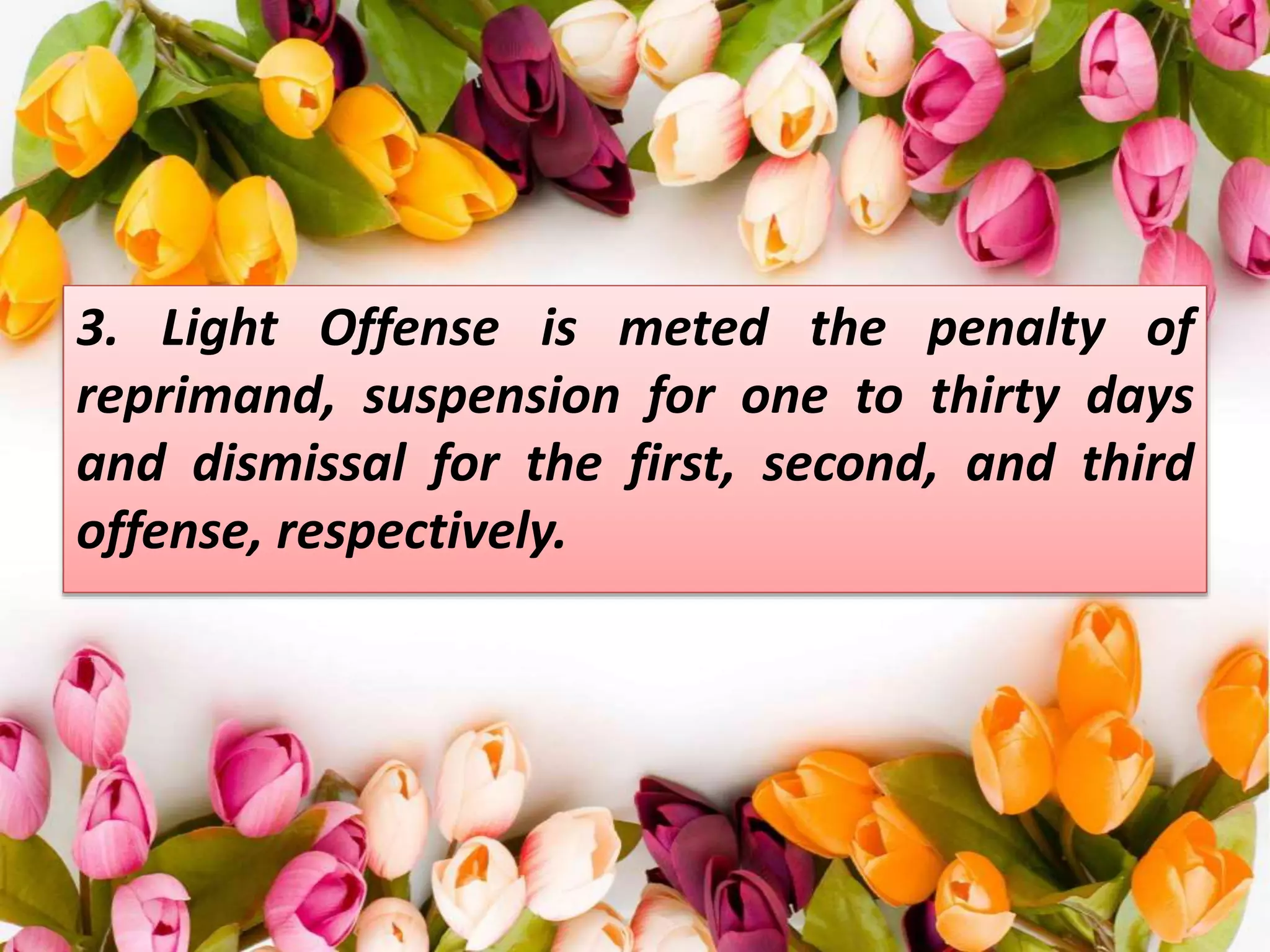 Types of offenses and corresponding penalties | PPTX