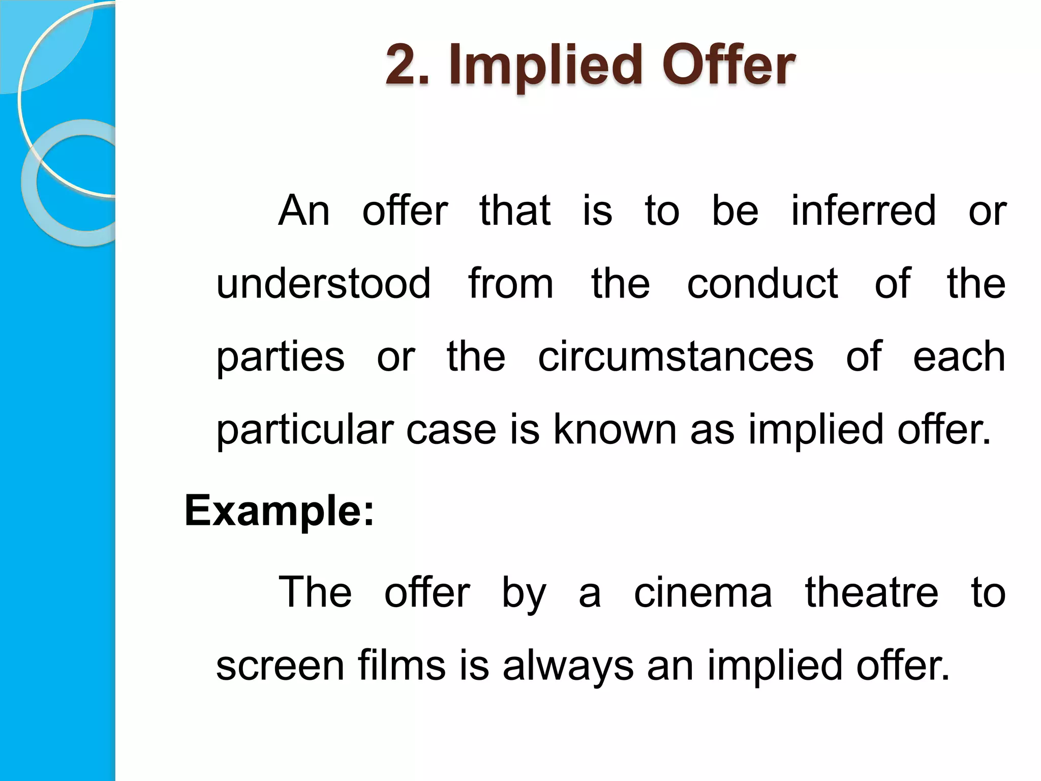 Types of offer | PPTX